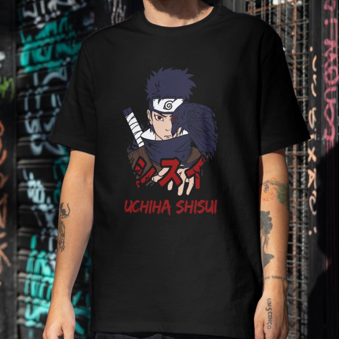 Naruto T-shirt, Shisui Uchiha Shirt, Anime Shirt, Ninja Shirt, Shonen ...
