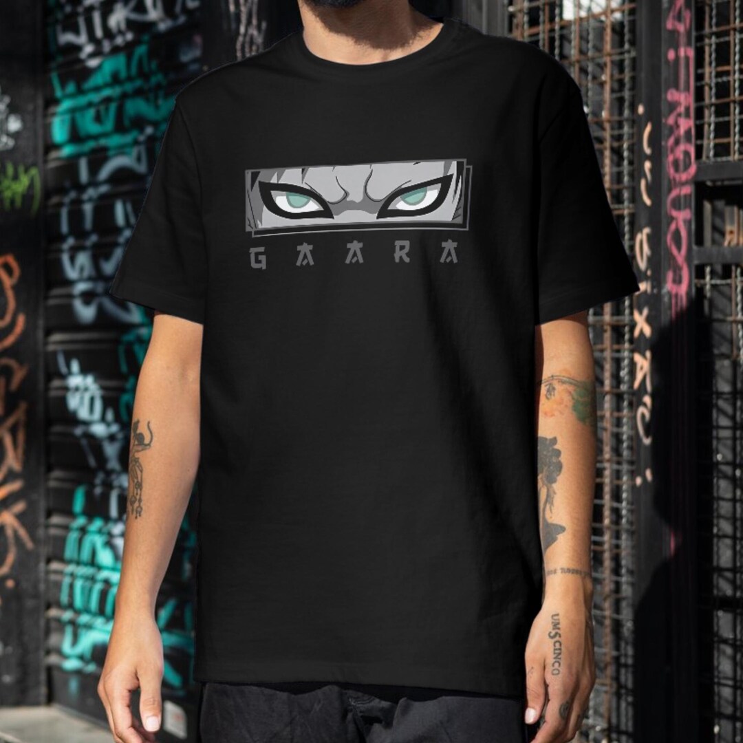 Gaara Eyes T Shirt, Naruto T-shirt,anime Graphic Tee for Fans, Akatsuki ...