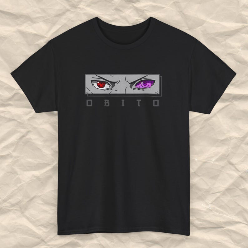 Obito Eyes T Shirt,naruto T-shirt,anime Graphic Tee for Fans,akatsuki ...