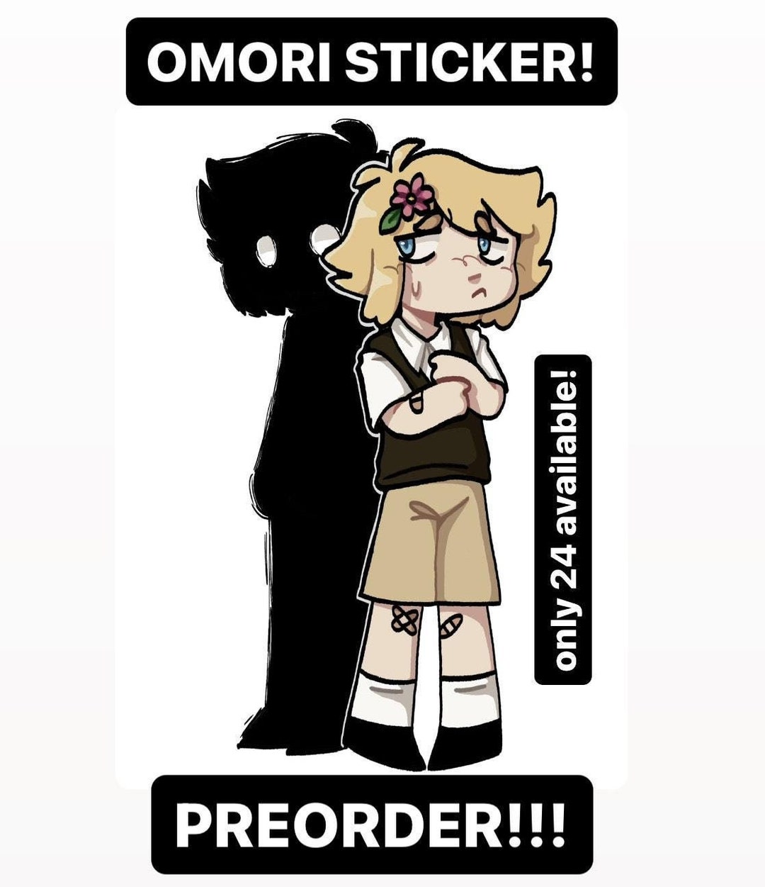 Omori Basil and Stranger Sticker - Etsy