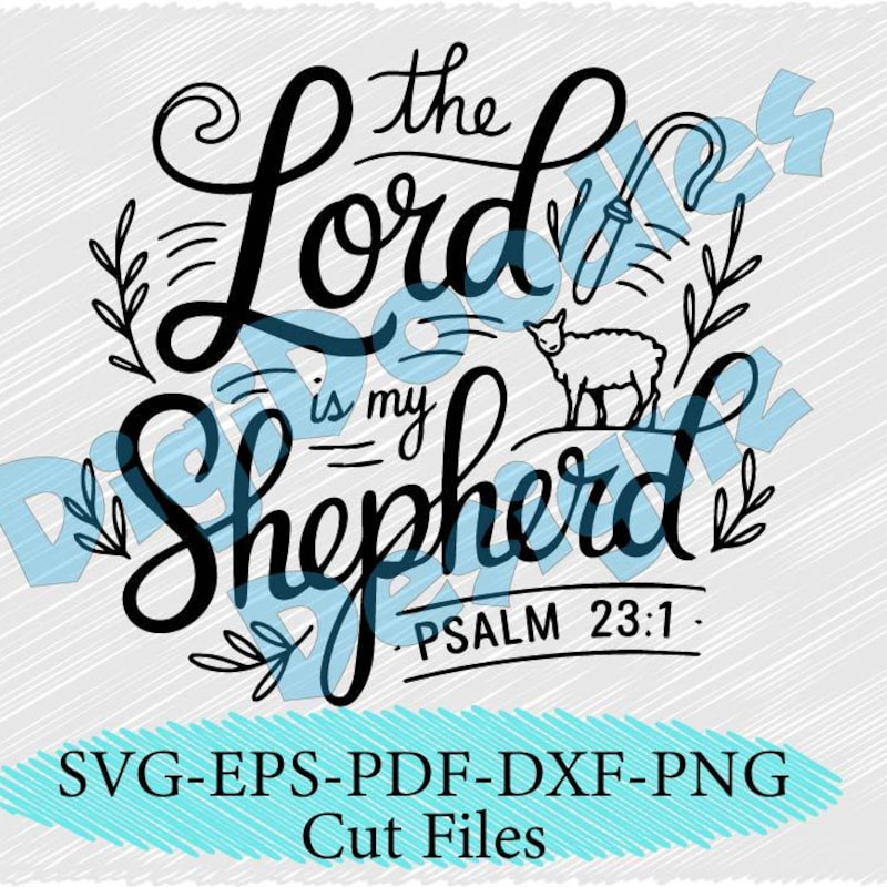 Psalms 23 Clip Art - Etsy