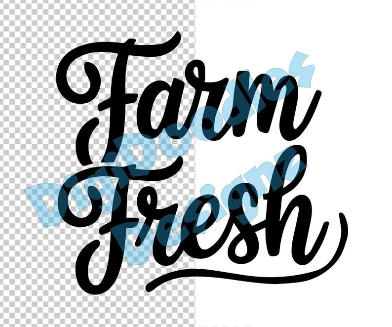 Farm Fresh SVG Cut File Cricut Silhouette Laser Engraving Etching PNG ...