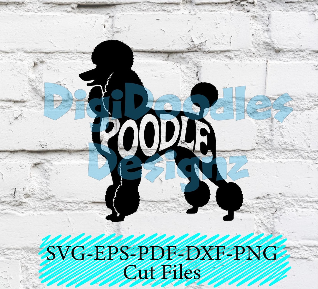 Poodle Dog SVG Cut File Cricut Silhouette Laser Engraving Etching PNG ...