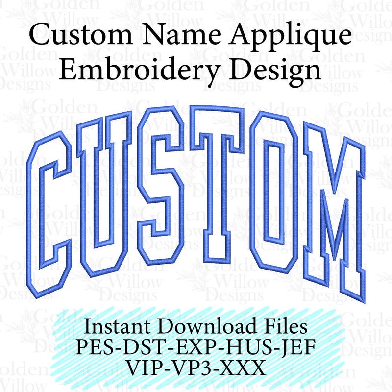 Custom Embroidery Quick - Etsy