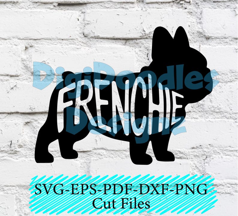 French Bulldog Frenchie Dog SVG Cut File - Etsy