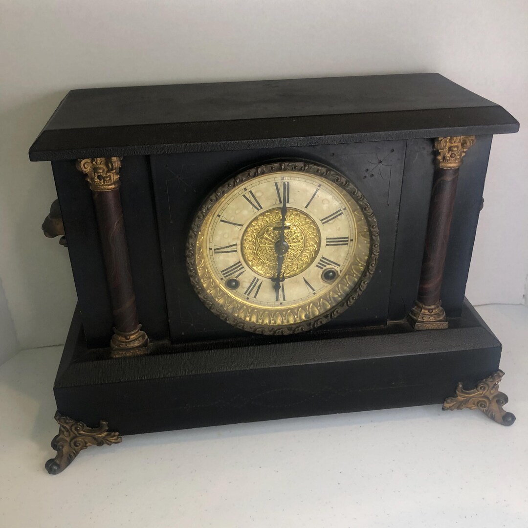 Vintage Ingraham Co Mantle Clock - Etsy
