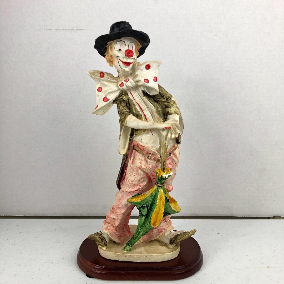 Vintage Ceramic Collectible Hobo Clown Figurine/statue - Etsy