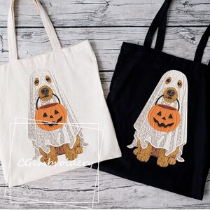 Goldendoodle Ghost Dog Embroidery Design, Spooky Ghost Doodle Dog ...