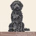 Black Goldendoodle Embroidery Design, Cute Golden Doodle Dog Embroidery ...
