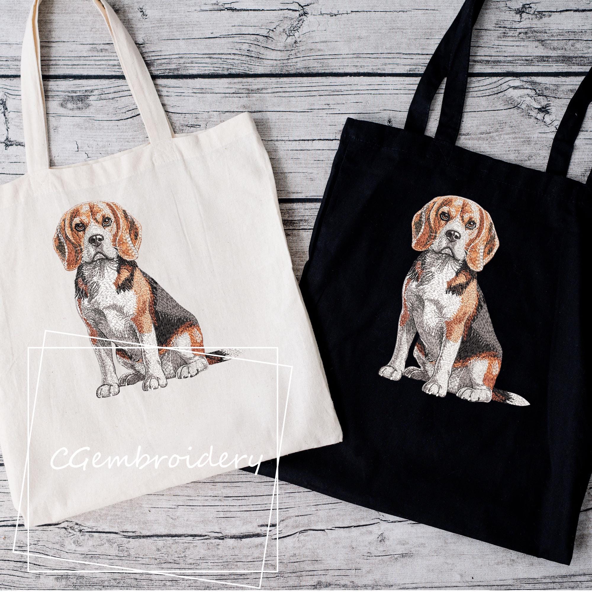 Beagle Dog Embroidery Design, Hunting Dog Embroidery File, Beagle Dog ...
