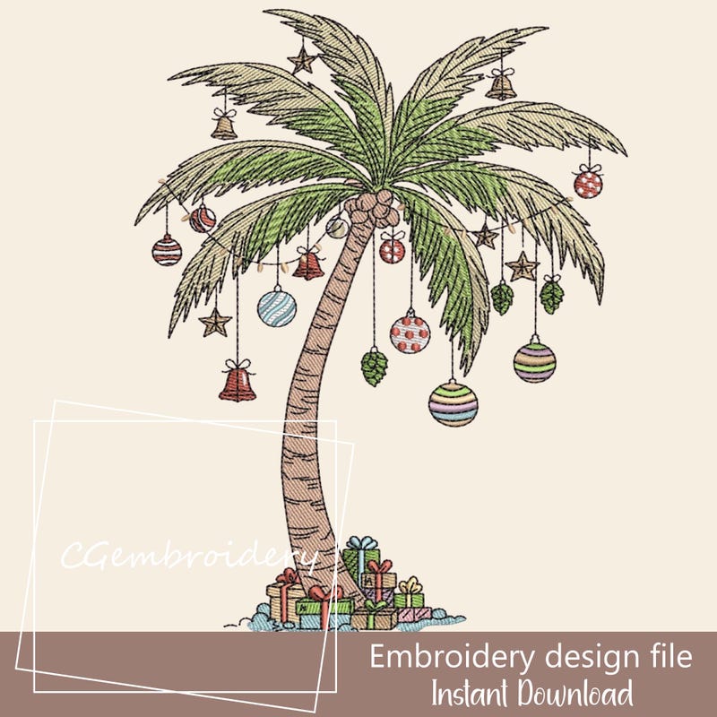 Tropical Christmas Dst - Etsy