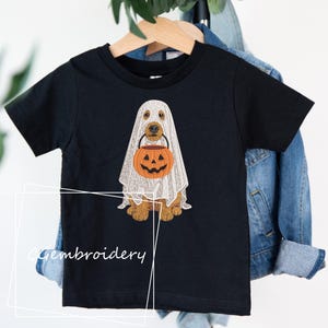 Goldendoodle Ghost Dog Embroidery Design, Spooky Ghost Doodle Dog ...