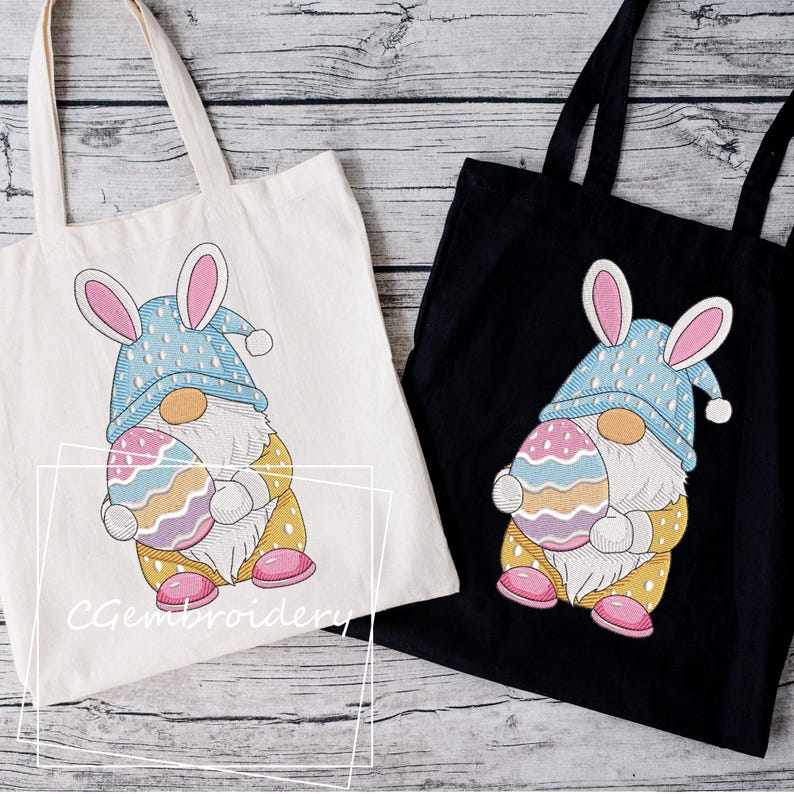 Easter Gnome Embroidery Design, Funny Gnome Embroidery, Spring Summer ...