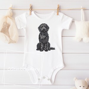 Black Goldendoodle Embroidery Design, Cute Golden Doodle Dog Embroidery ...