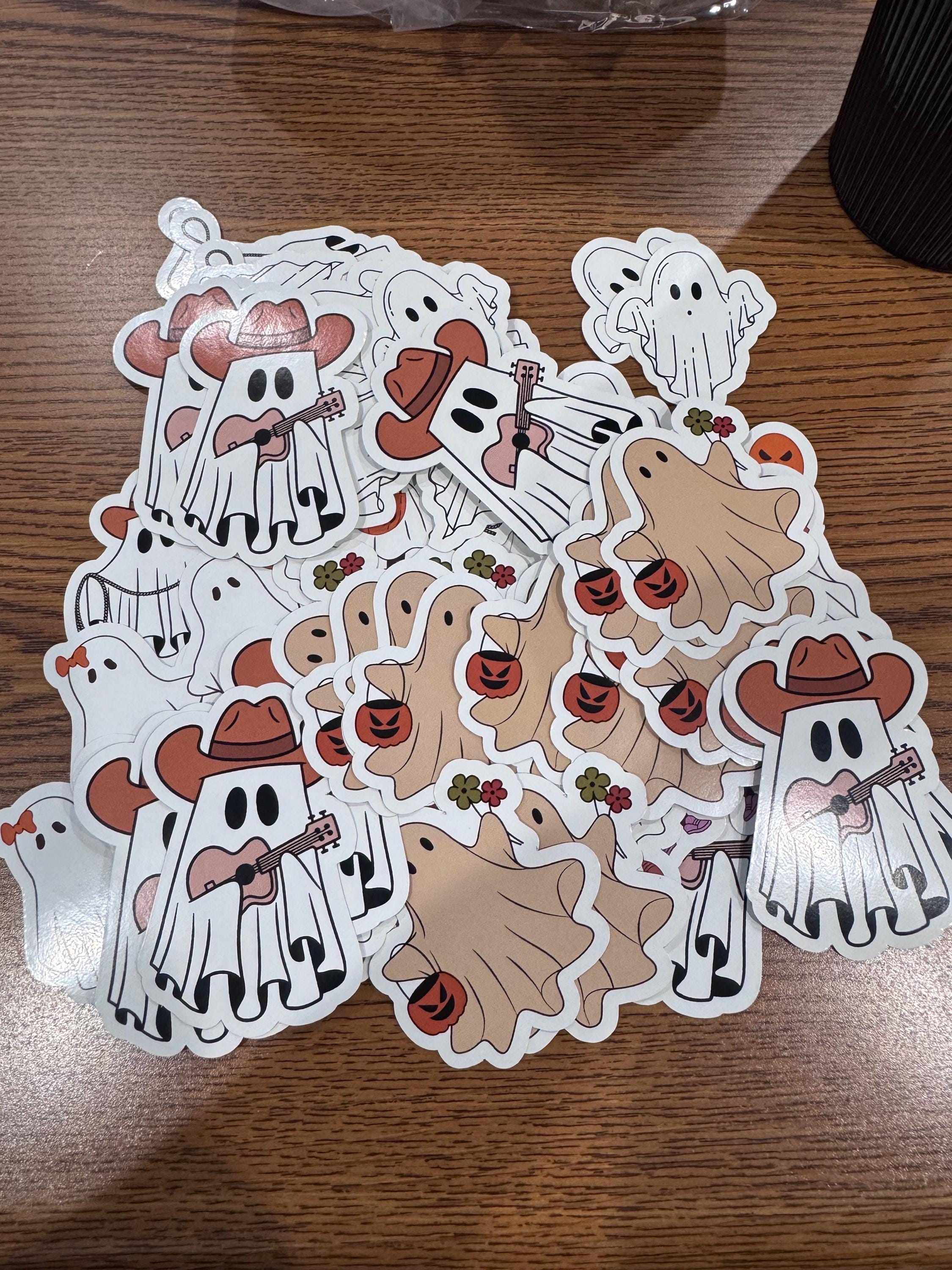 Cute Ghost Sticker for Sale - Etsy