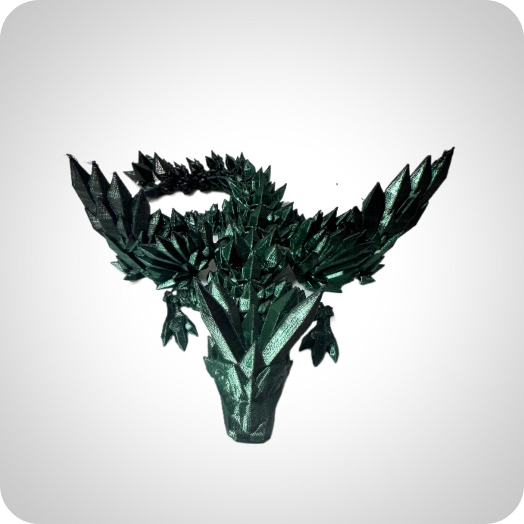 3D Articulated Dragon Stress Reliever, 3D Articulated Dragon, Stress ...