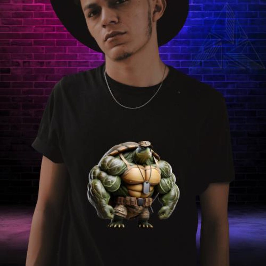 Tactical Turtle Commander Design PNG - Etsy