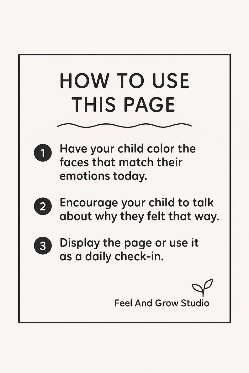 Color My Feelings – Printable Emotions Coloring Pages for Kids | SEL ...