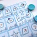 Snowman Shapes Play Dough Mats Shape Playdoh Mats Winter Playdough ...