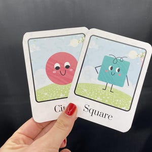 Shape Memory Game | Shape Matching Game | Picture Matching | Word ...