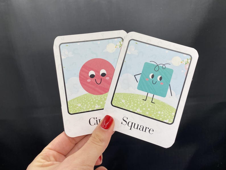Shape Memory Game | Shape Matching Game | Picture Matching | Word ...
