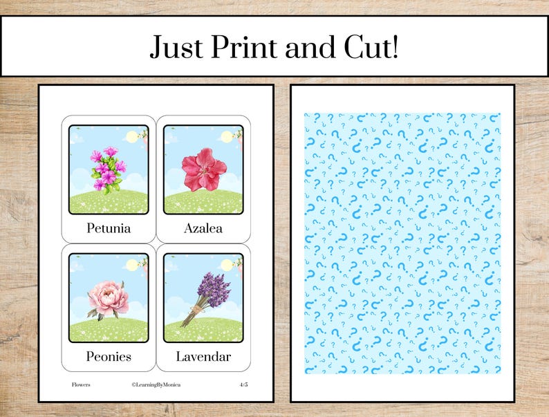 Flowers Memory Game | Flower Matching Game | Picture Matching | Word ...