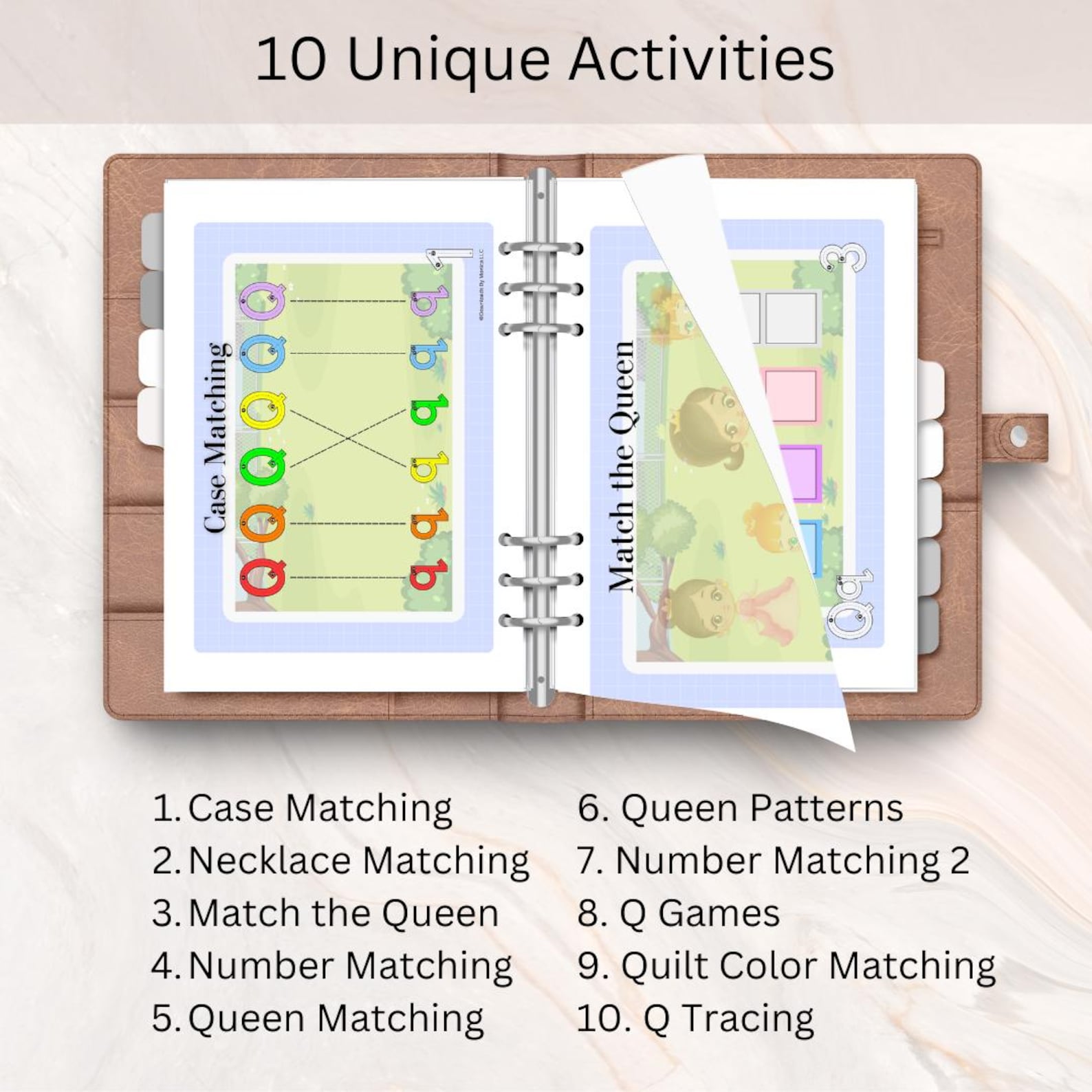 Letter Q Busy Book | Alphabet Busy Book | Alphabet Activity | Preschool ...