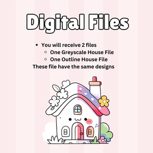 Cozy Houses Coloring Book | Cute & Easy PDF Download Cocowyo | Kawaii ...