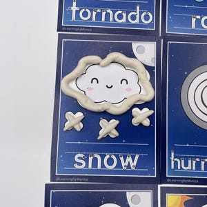 Weather Play Dough Mats | Playdoh Mat | Playdough Mats | Printable ...