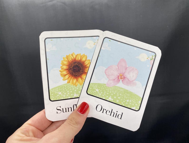 Flowers Memory Game | Flower Matching Game | Picture Matching | Word ...