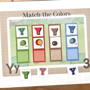 Letter Y Busy Book | Alphabet Busy Book | Alphabet Activity | Preschool ...