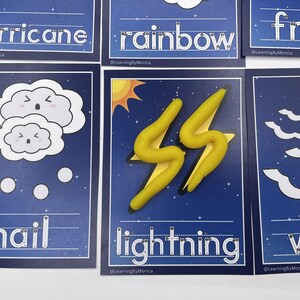 Weather Play Dough Mats | Playdoh Mat | Playdough Mats | Printable ...