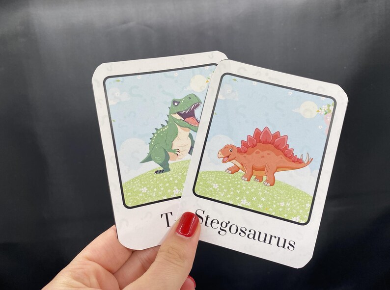 Dinosaur Memory Game | Dino Matching Game | Picture Matching | Word ...