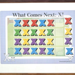 Letter X Busy Book | Alphabet Busy Book | Alphabet Activity | Preschool ...