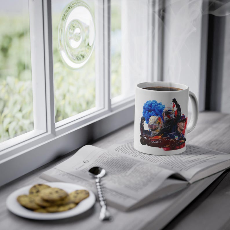 Max Verstappen Formula 1 Mug, Coffee Cup Gift for Racing Fans, 11oz ...