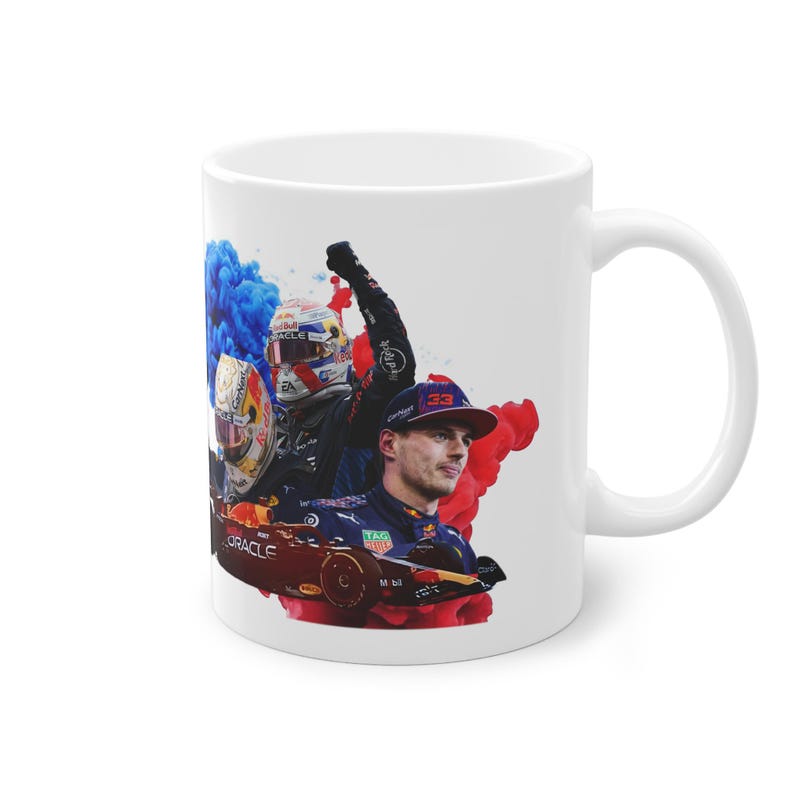 Max Verstappen Formula 1 Mug, Coffee Cup Gift for Racing Fans, 11oz ...