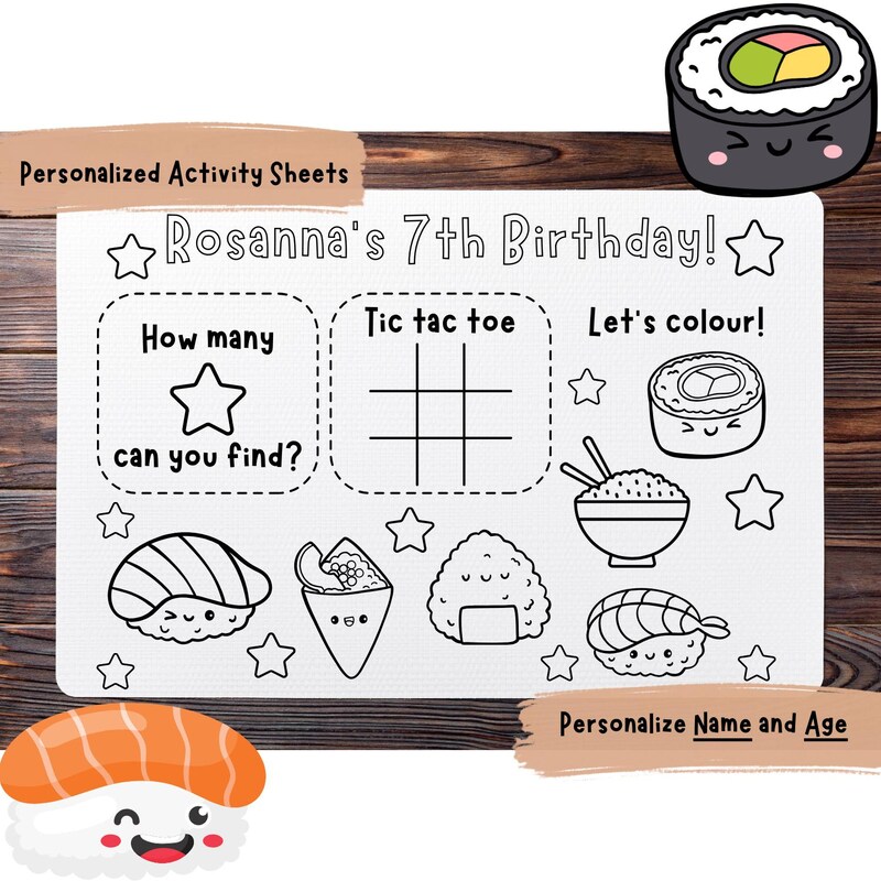 Sushi Themed Party Decor - Etsy