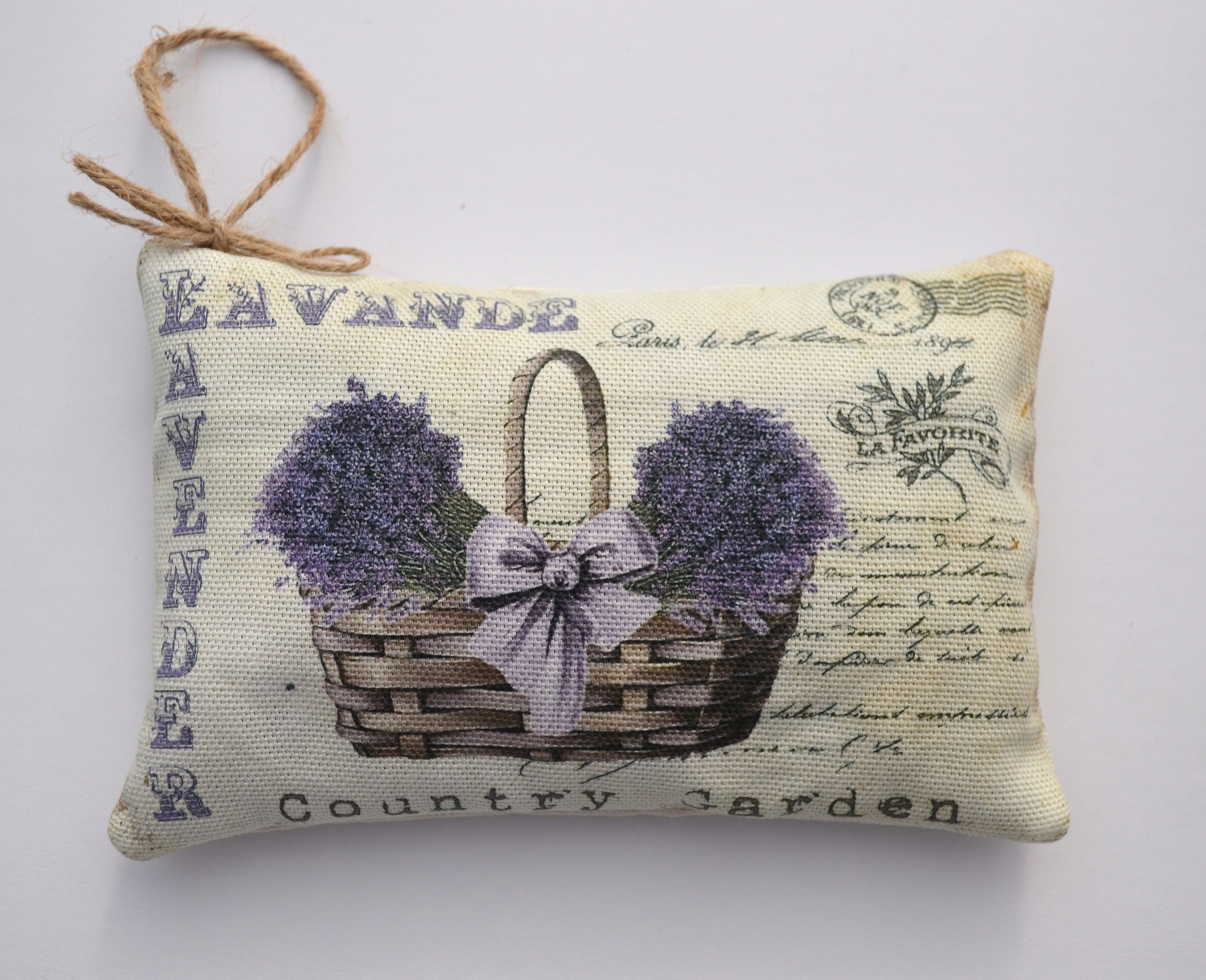 Lavender Basket Sachet - Etsy