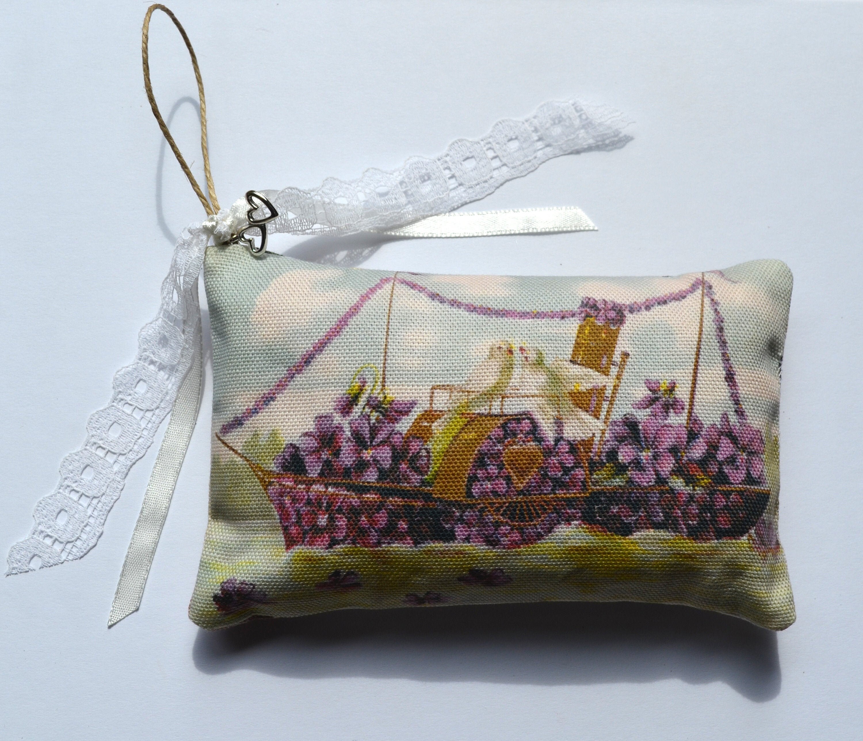 Wedding Bridal Lavender Boat Sachet