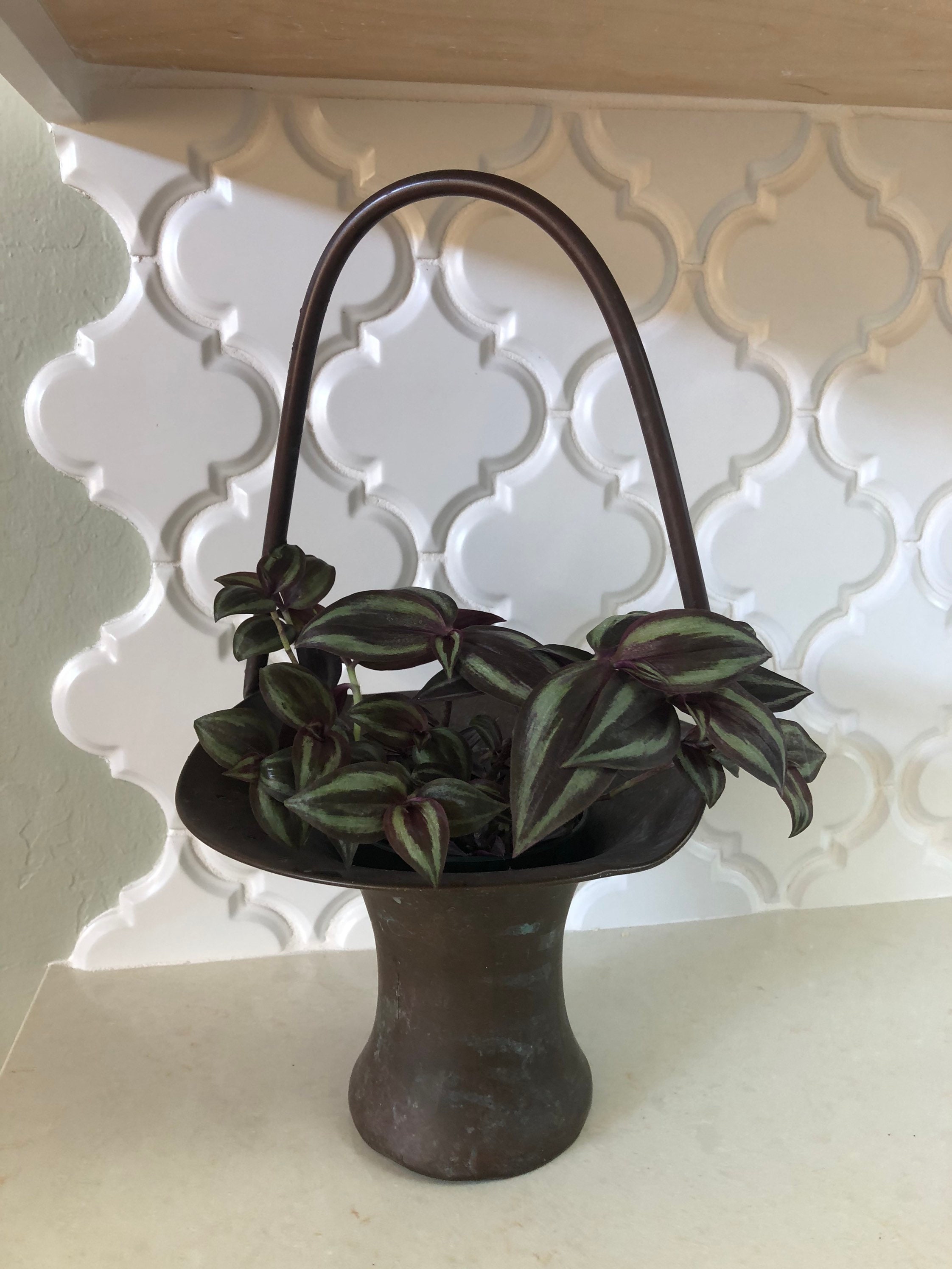 Antique Copper Basket French Wedding Basket - Etsy