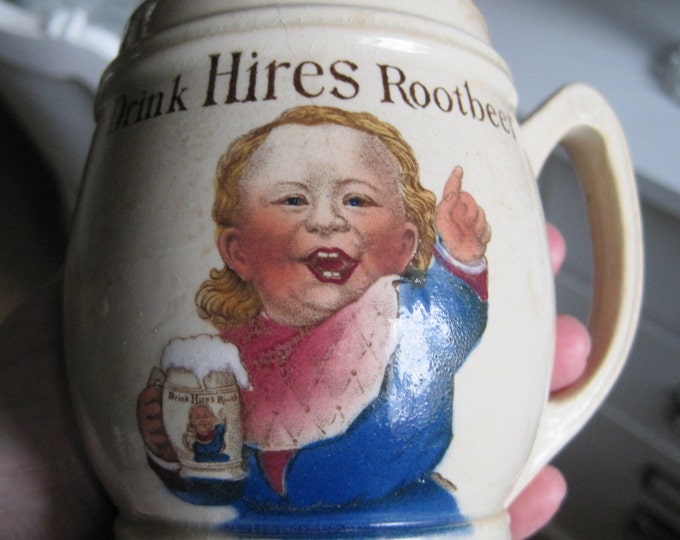 Antique Ceramic Mug Hires Rootbeer Root Beer Advertising - Etsy