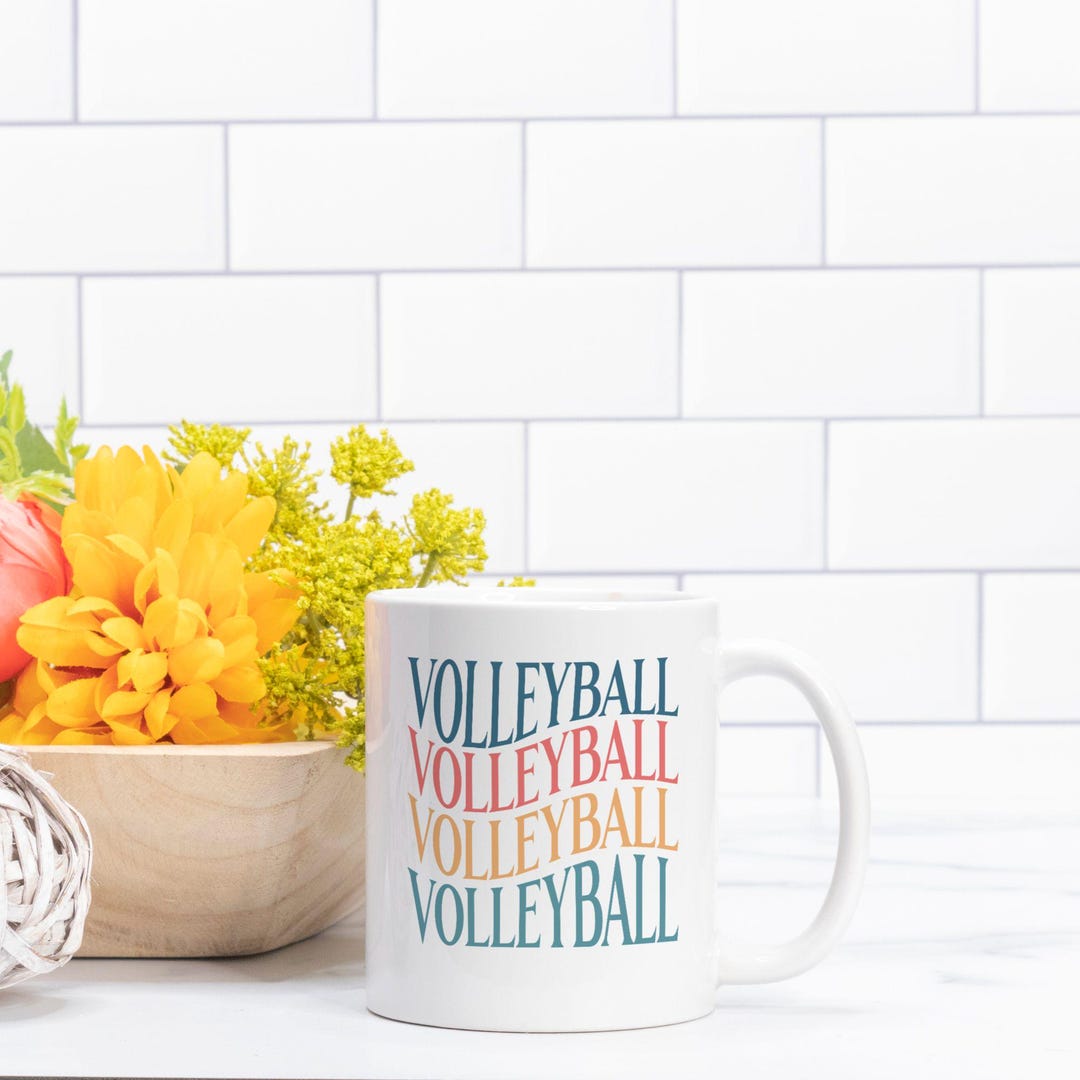Volleyball Mug, Volleyball Gift, Player Gift, Team Gift - Etsy