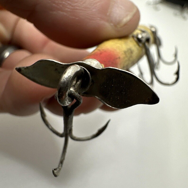 Vintage Smithwick Devil Horse 5” Triple Treble Hook Fishing Lure - Etsy