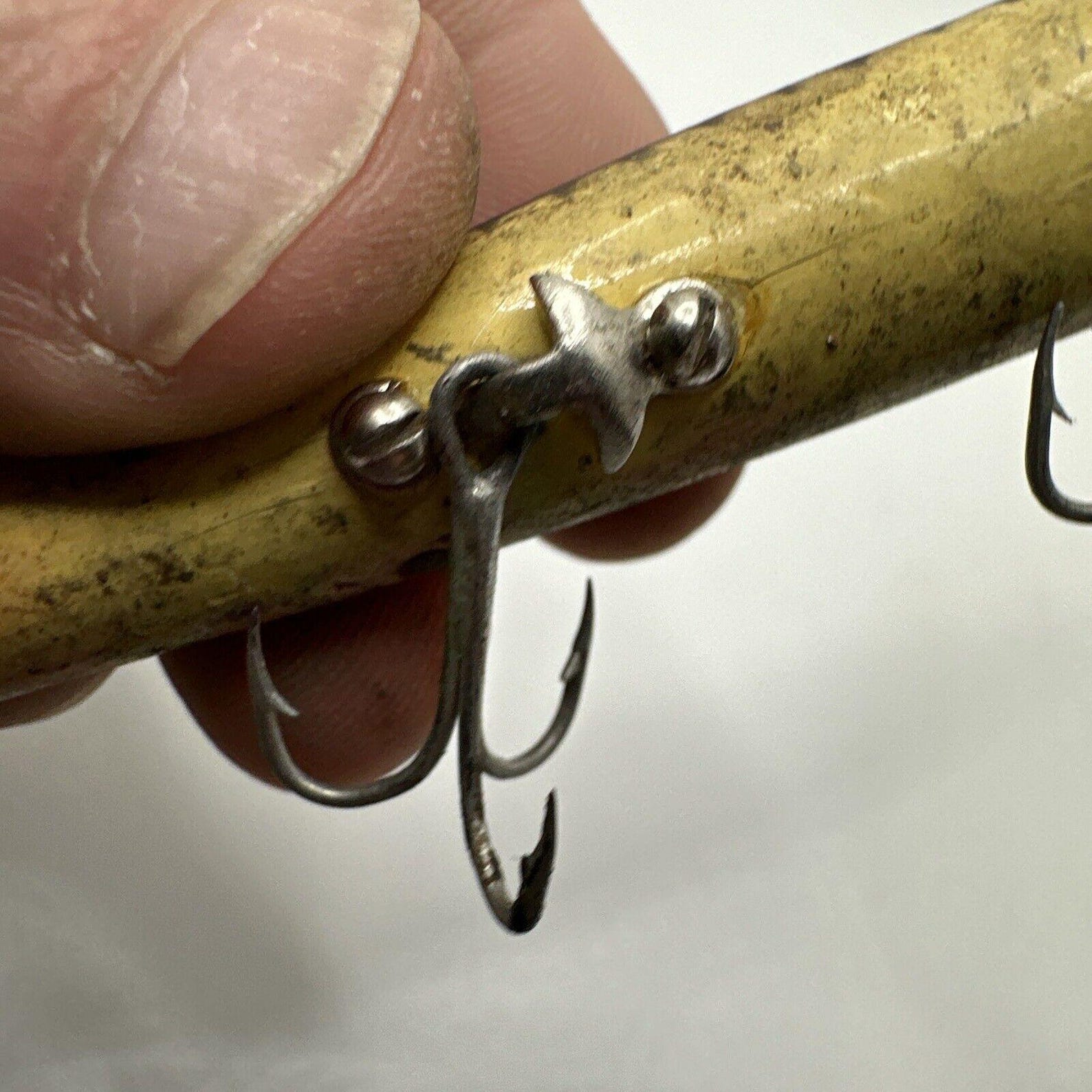 Vintage Smithwick Devil Horse 5” Triple Treble Hook Fishing Lure - Etsy