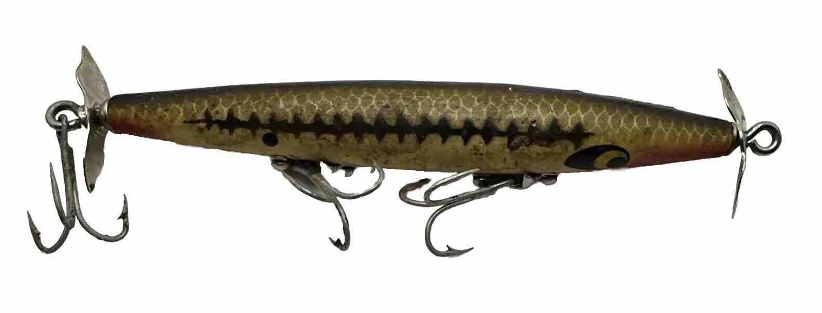 Vintage Smithwick Devil Horse 5” Triple Treble Hook Fishing Lure - Etsy