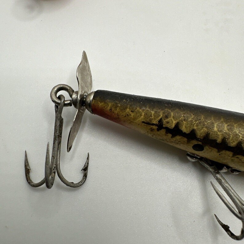 Vintage Smithwick Devil Horse 5” Triple Treble Hook Fishing Lure - Etsy