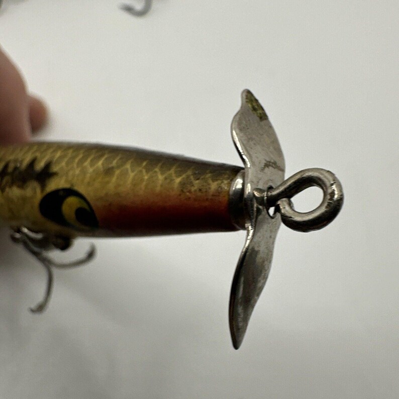 Vintage Smithwick Devil Horse 5” Triple Treble Hook Fishing Lure - Etsy