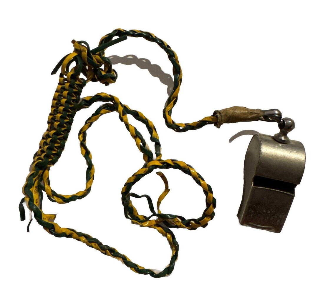 Vintage Boy Scout of America Whistle Nickel Plated Brass Scouts 1940s ...