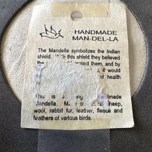 VTG Native American Handmade Mandella Southwest Dream Catcher Fur X ...