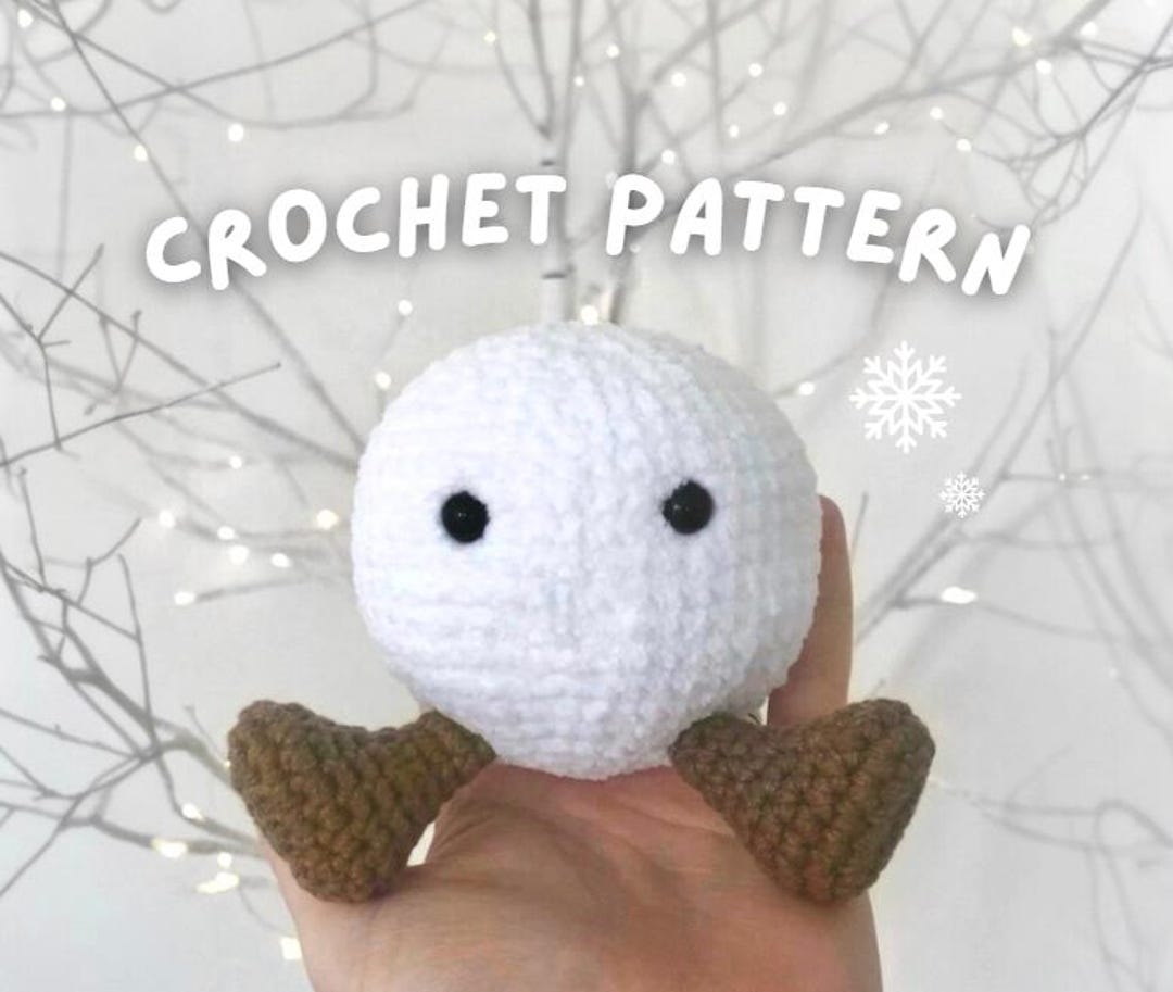 Christmas Snowball Legs PATTERN Crochet NO SEW Plushie Tree Ornament ...